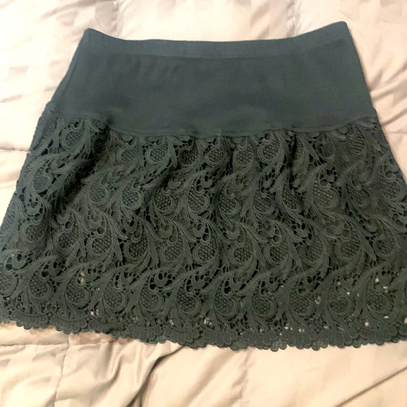 Skirts | Black Lace Mini Skort | Poshmark